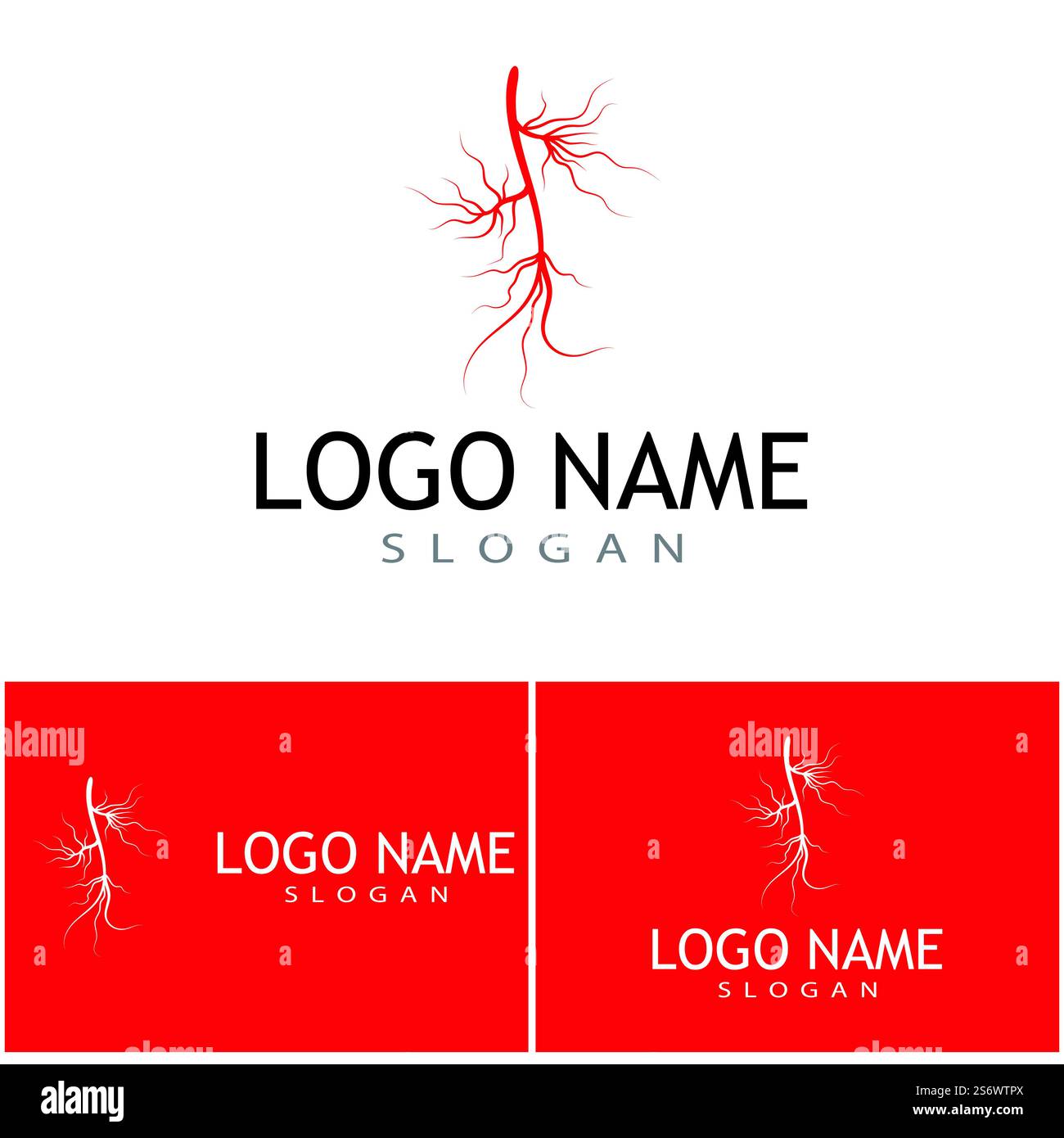 Veins Logo Template vector symbol medical design Stock Vector Image ...