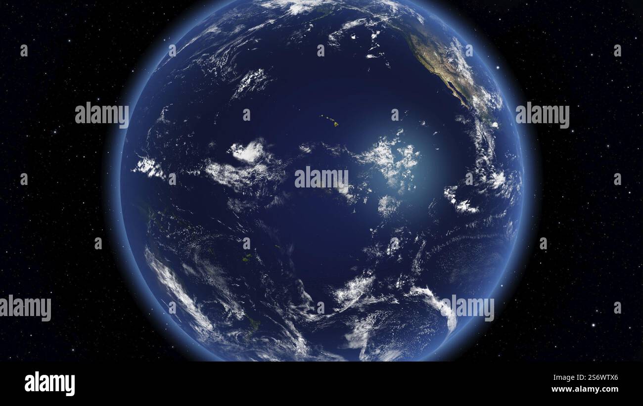 The planet Earth done with NASA textures 3d illustration Stock Photo ...