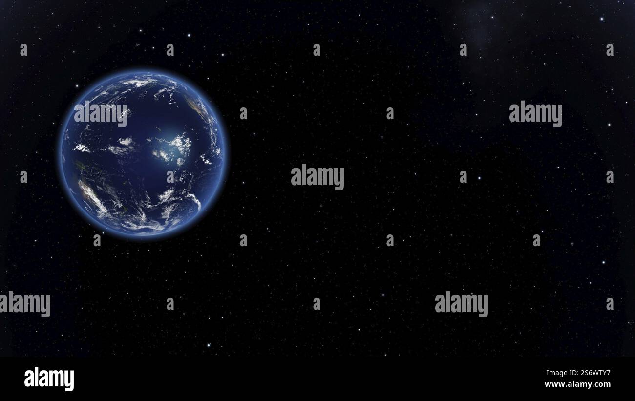 The planet Earth done with NASA textures 3d illustration Stock Photo ...