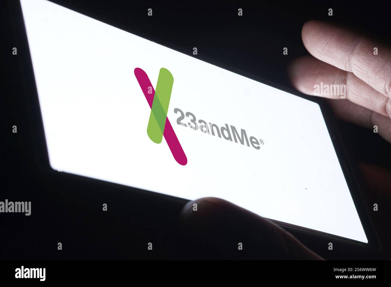 23andMe Holding Co logo is displayed on smartphone Stock Photo - Alamy