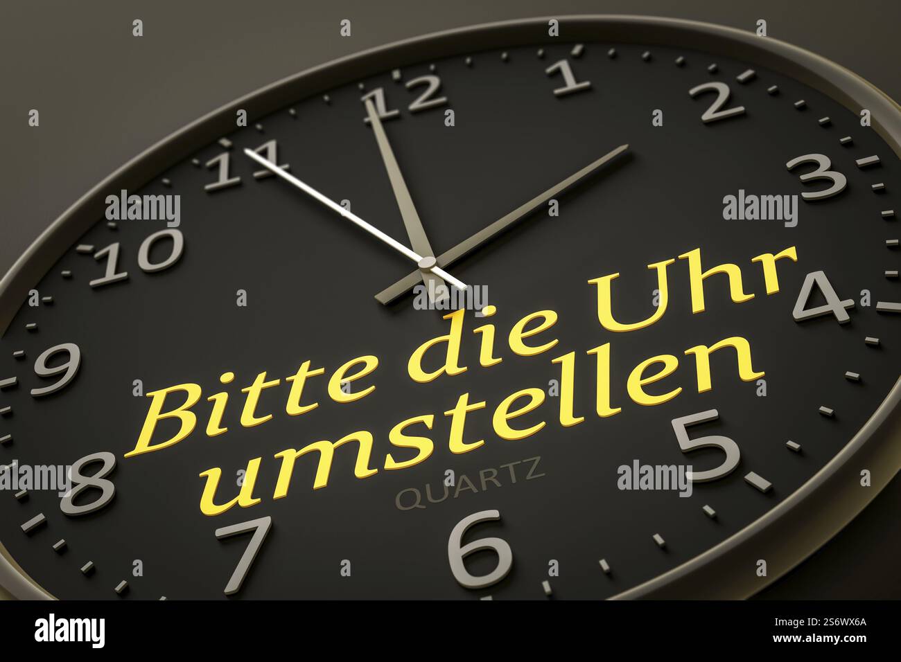 Please change your clocks in german language modern black clock style ...