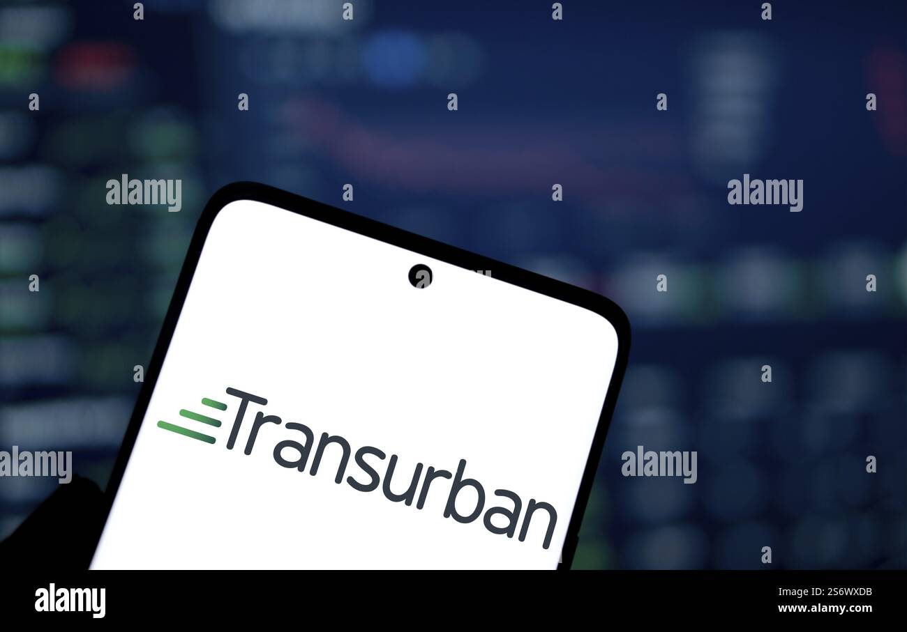 Dhaka, Bangladesh- 16 jan 2025, Transurban logo is displayed on ...
