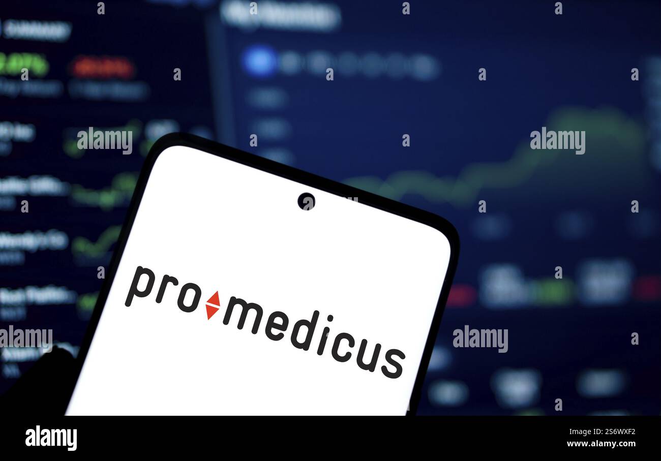 PRO Medicus logo is displayed on smartphone Stock Photo - Alamy