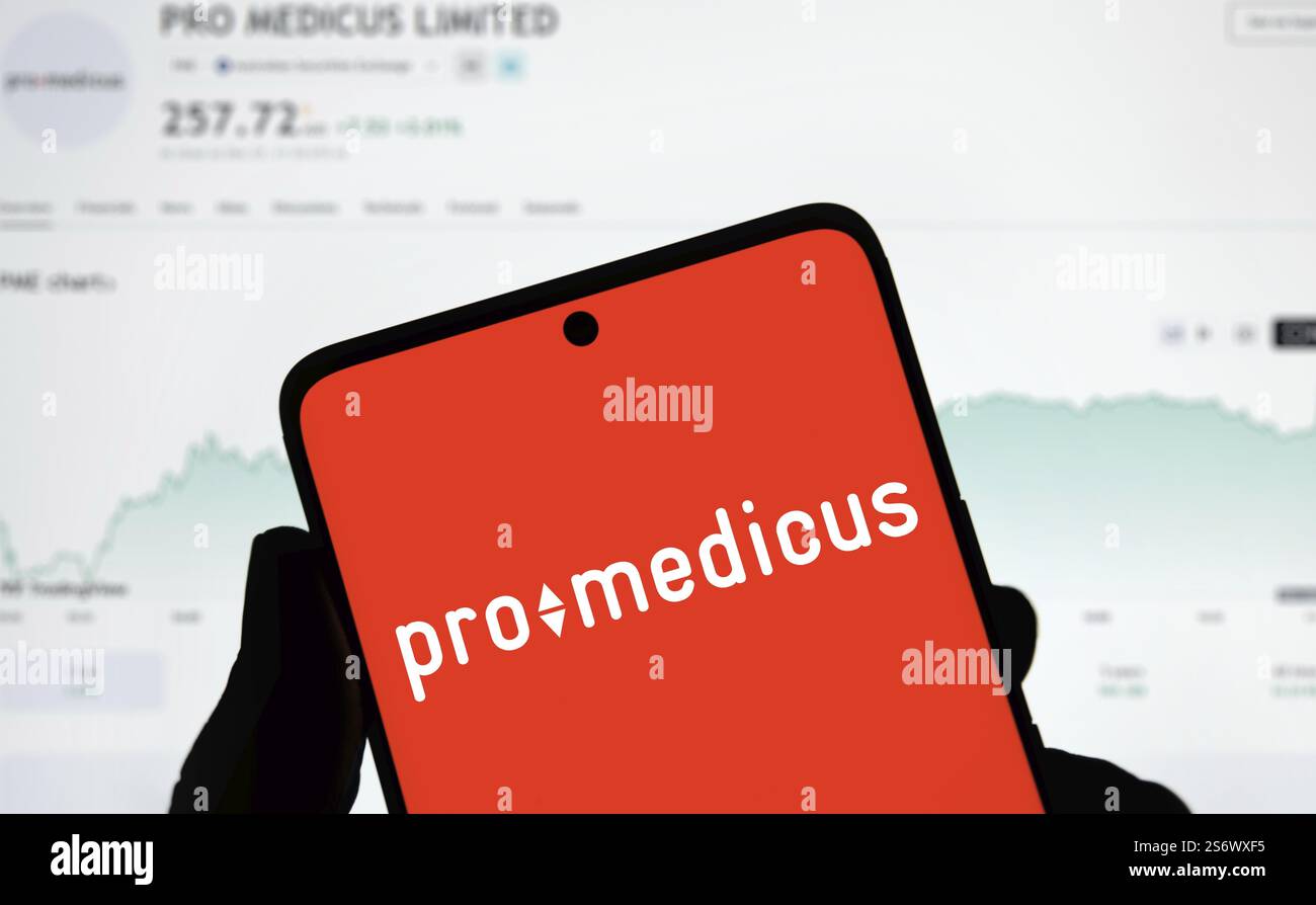 PRO Medicus logo is displayed on smartphone Stock Photo - Alamy