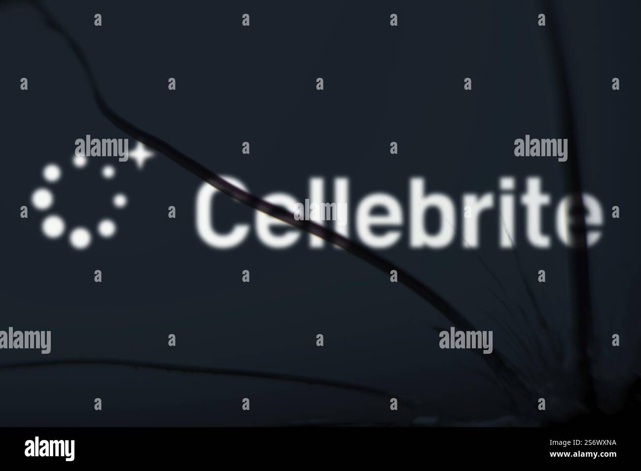 Cellebrite logo is visible on the broken glass. Cellebrite DI Ltd is a ...