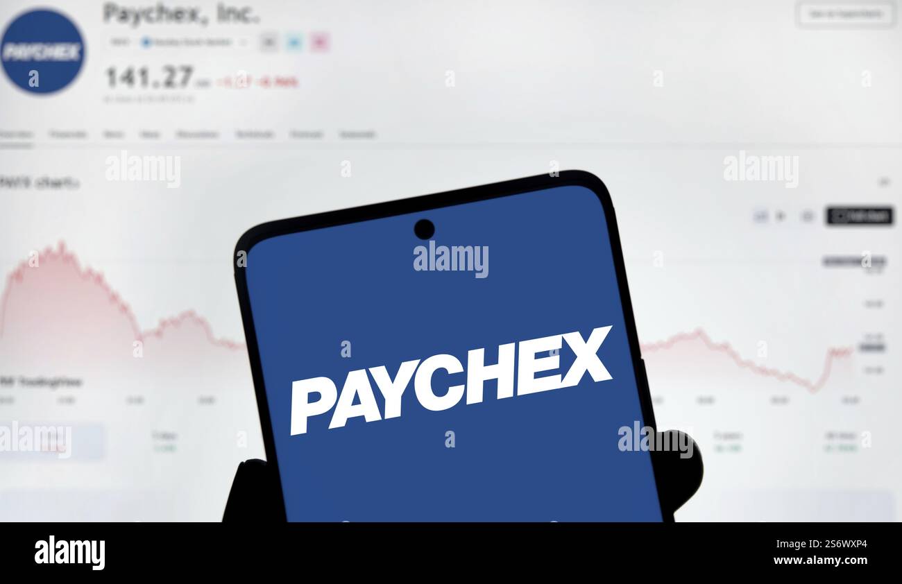 Paychex logo is displayed on smartphone Stock Photo - Alamy
