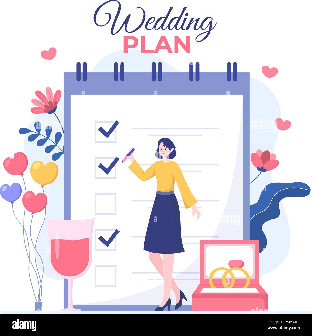 Wedding Organizer Providing Decoration Service or Making Plans Before ...
