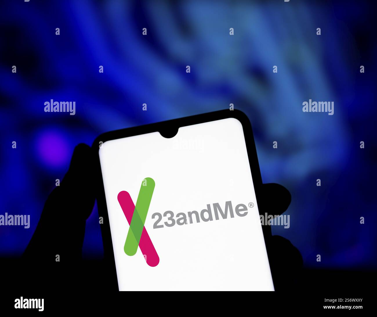 23andMe Holding Co logo is displayed on smartphone Stock Photo - Alamy