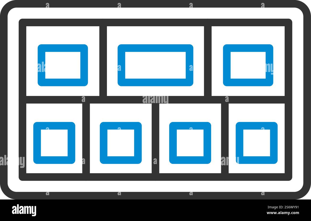 American Football Scoreboard Icon. Editable Bold Outline With Color ...