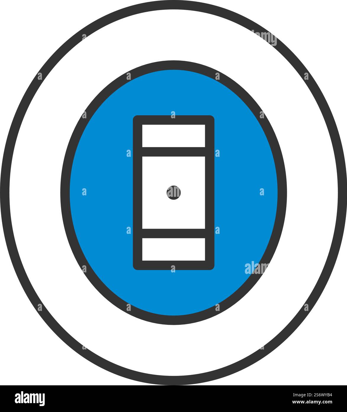 Cricket Field Icon. Editable Bold Outline With Color Fill Design ...