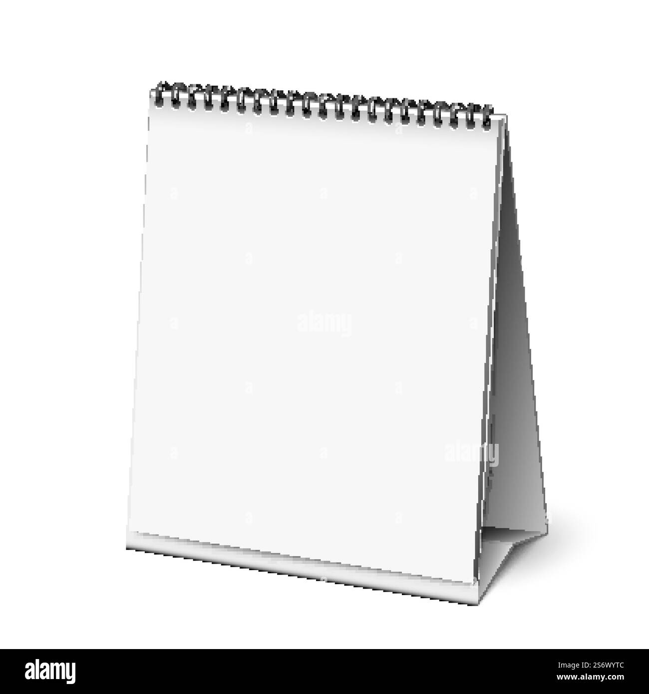 Calendar Blank Accessory For Managing Tasks Vector. Calendar Stationery ...