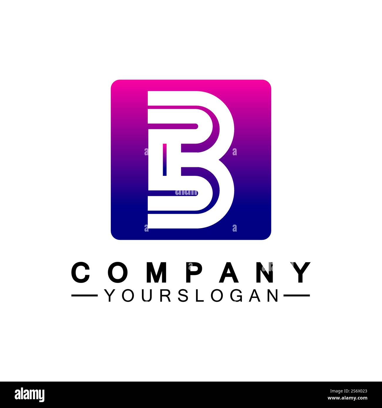 letter B logo vector, letter B business logo,Modern unique creative B ...