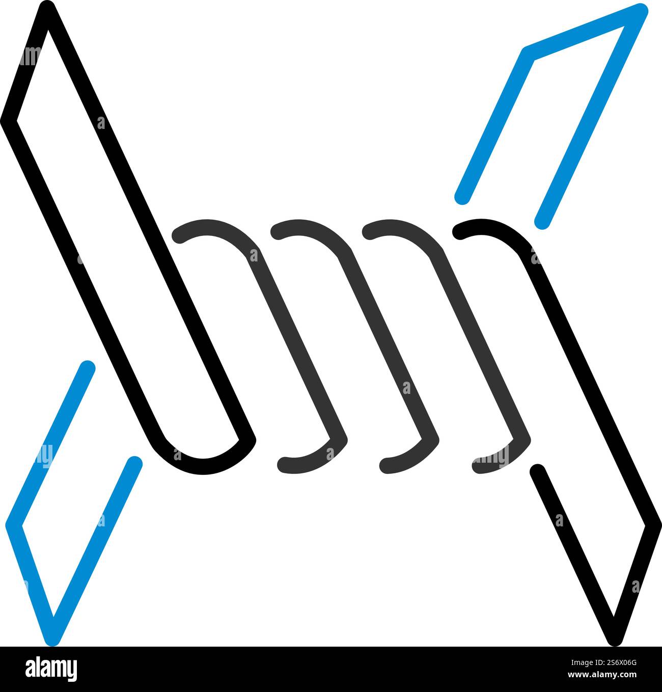 Barbed Wire Icon. Editable Bold Outline With Color Fill Design. Vector Illustration Stock Vector ...