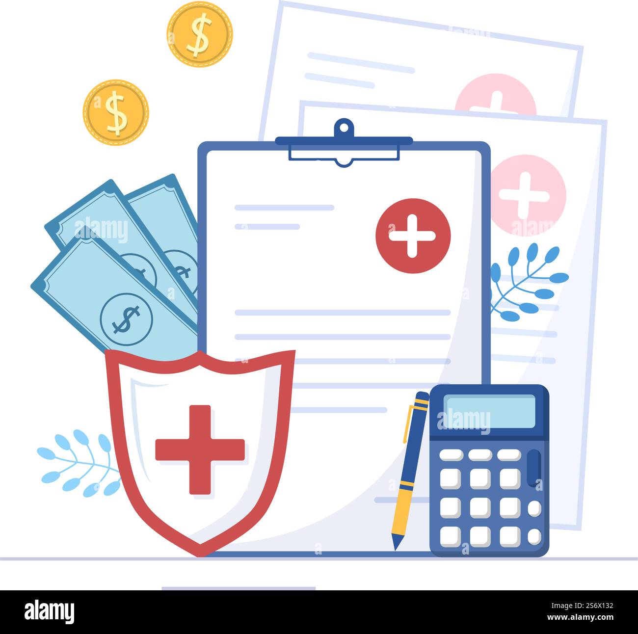 Hospital Medical Billing Service with Health Insurance Form for ...