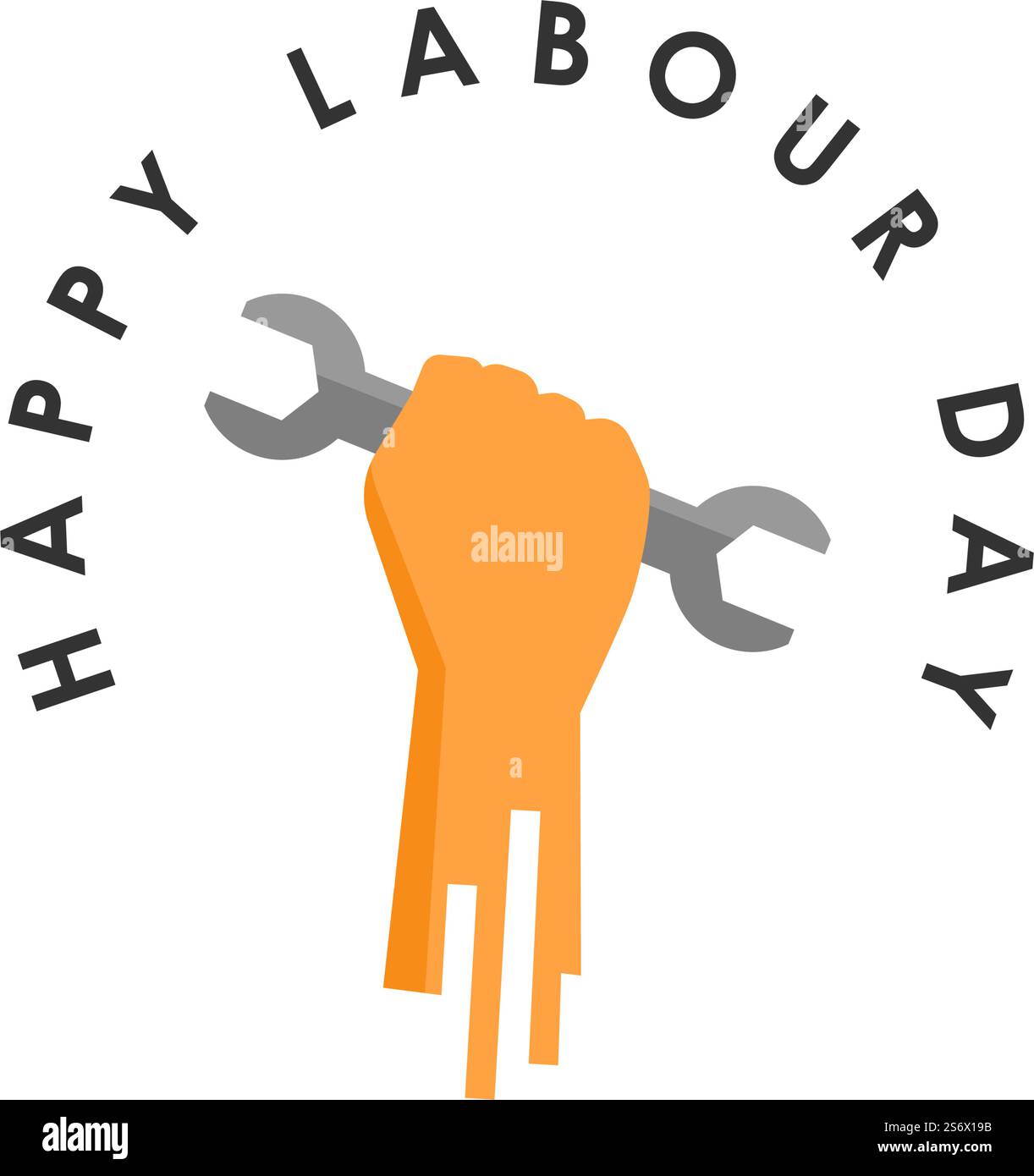 Happy labour day 1 may symbol and logo design Stock Vector Image & Art ...