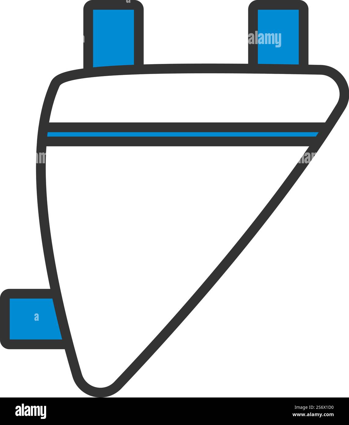 Bike Saddle Bag Icon. Editable Bold Outline With Color Fill Design ...