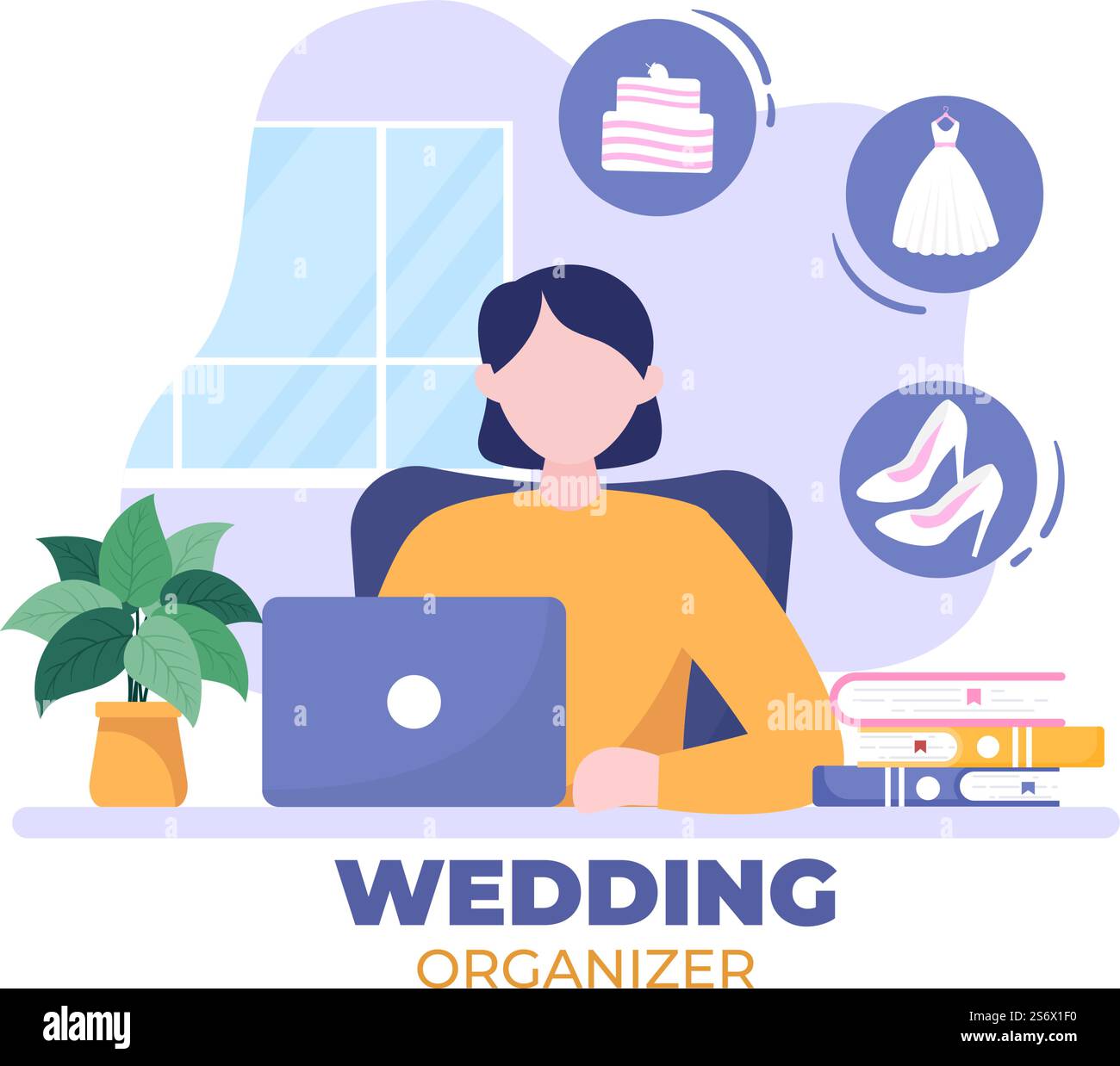 Wedding Organizer Providing Decoration Service or Making Plans Before ...