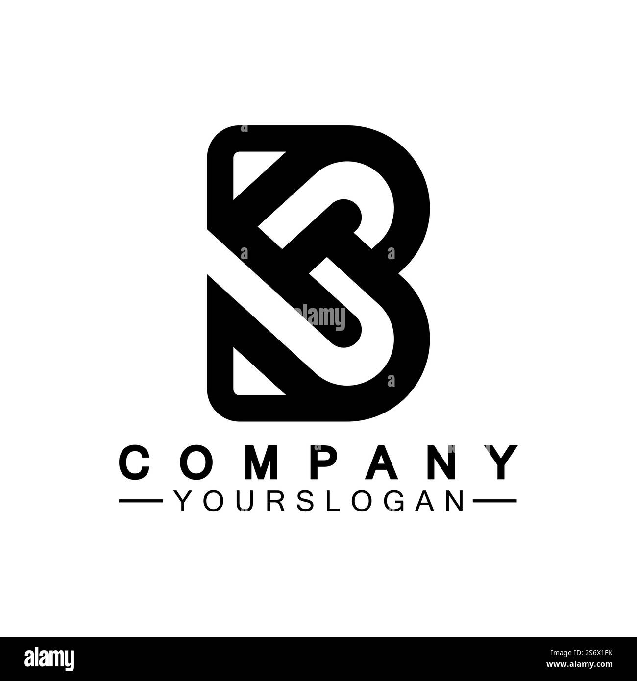 Initial letter B love heart logo design Stock Vector Image & Art - Alamy