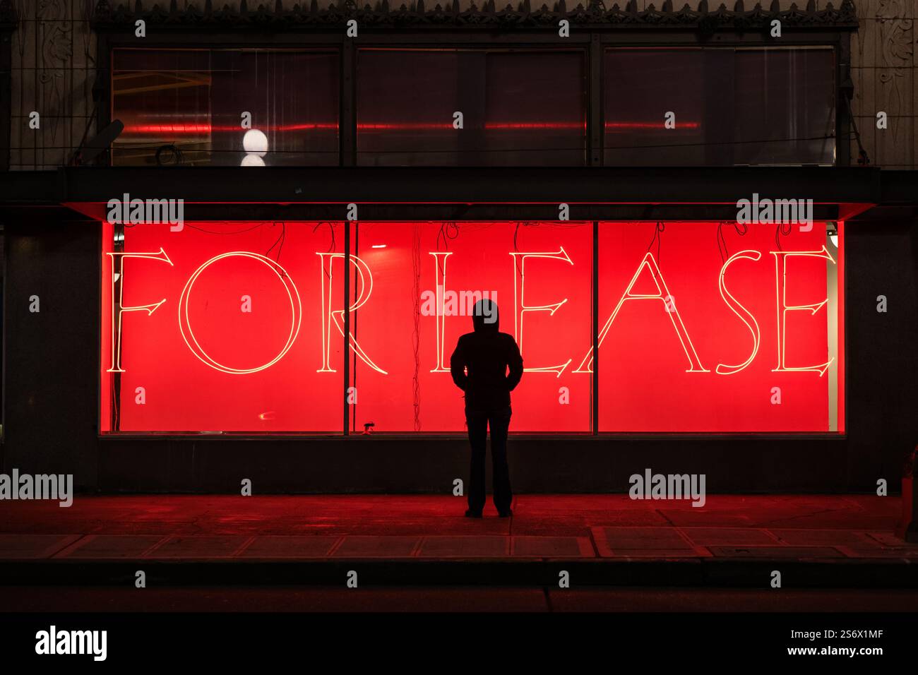 Seattle, USA. 17th Jan, 2025. Empty commercial real-estate in Pioneer ...