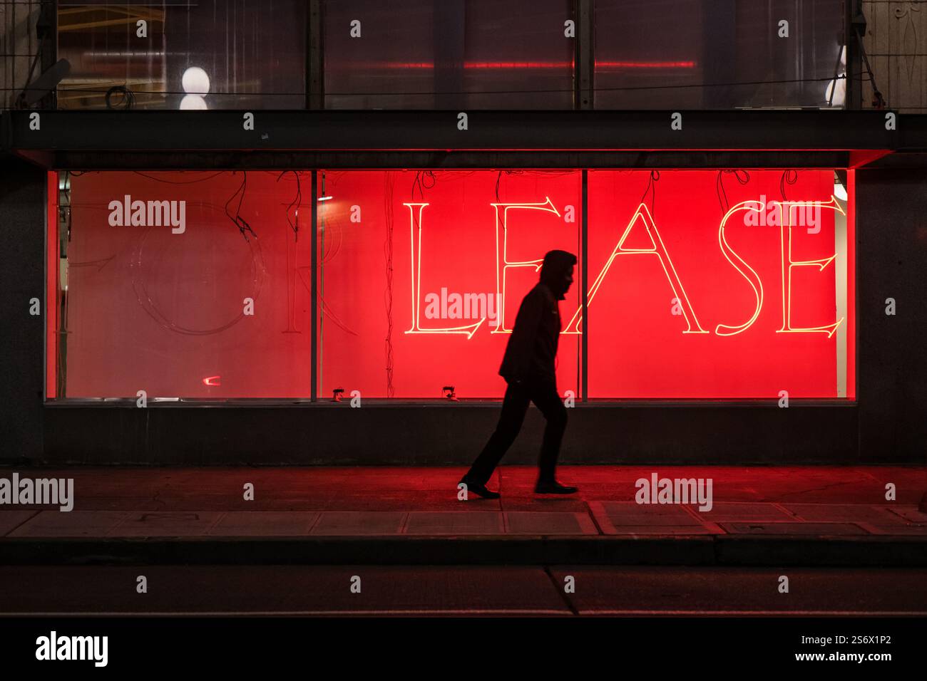 Seattle, USA. 17th Jan, 2025. Empty commercial real-estate in Pioneer ...