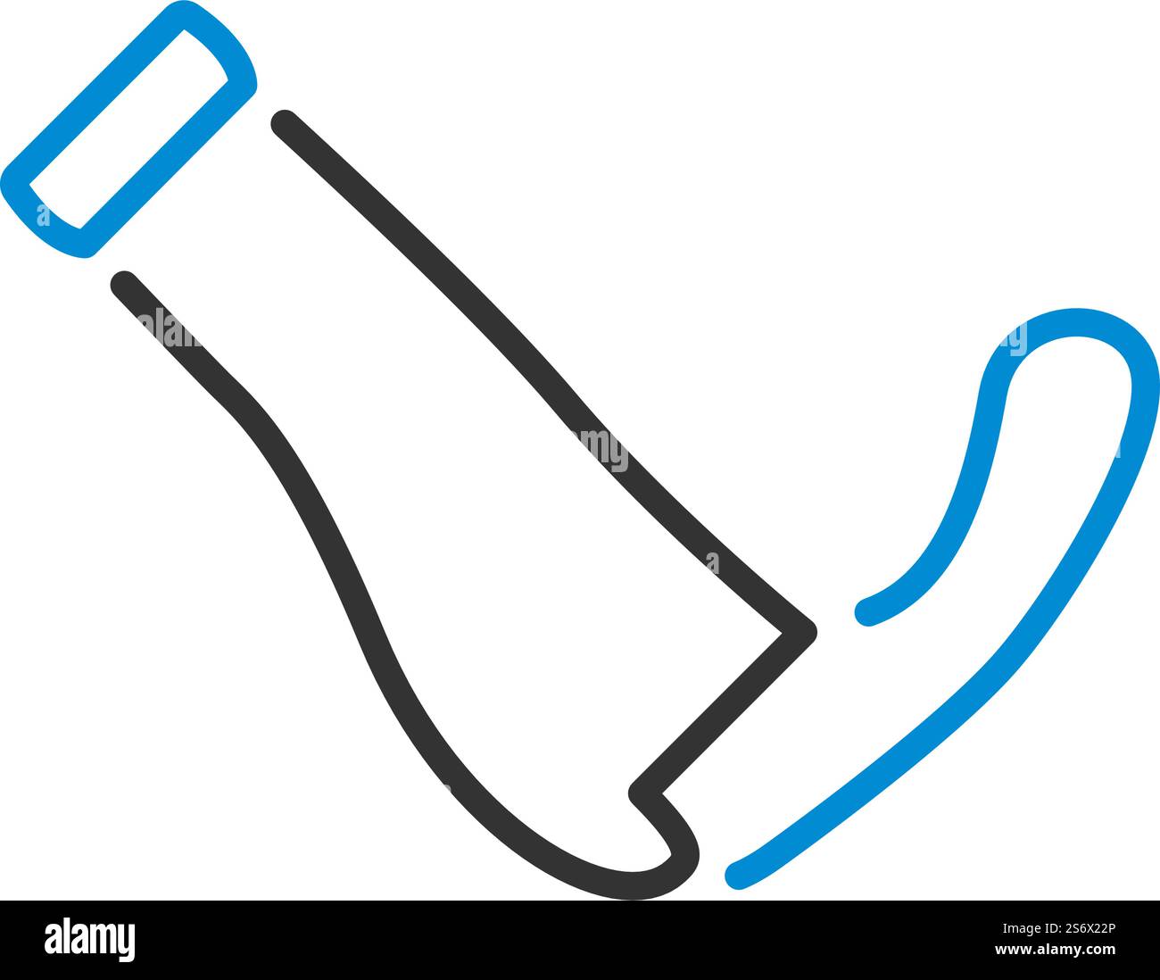 Bike Grips Icon. Editable Bold Outline With Color Fill Design. Vector ...