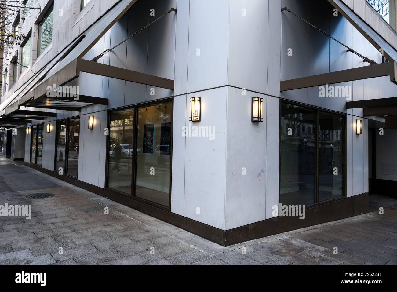 Seattle, USA. 17th Jan, 2025. Empty commercial real-estate in the ...