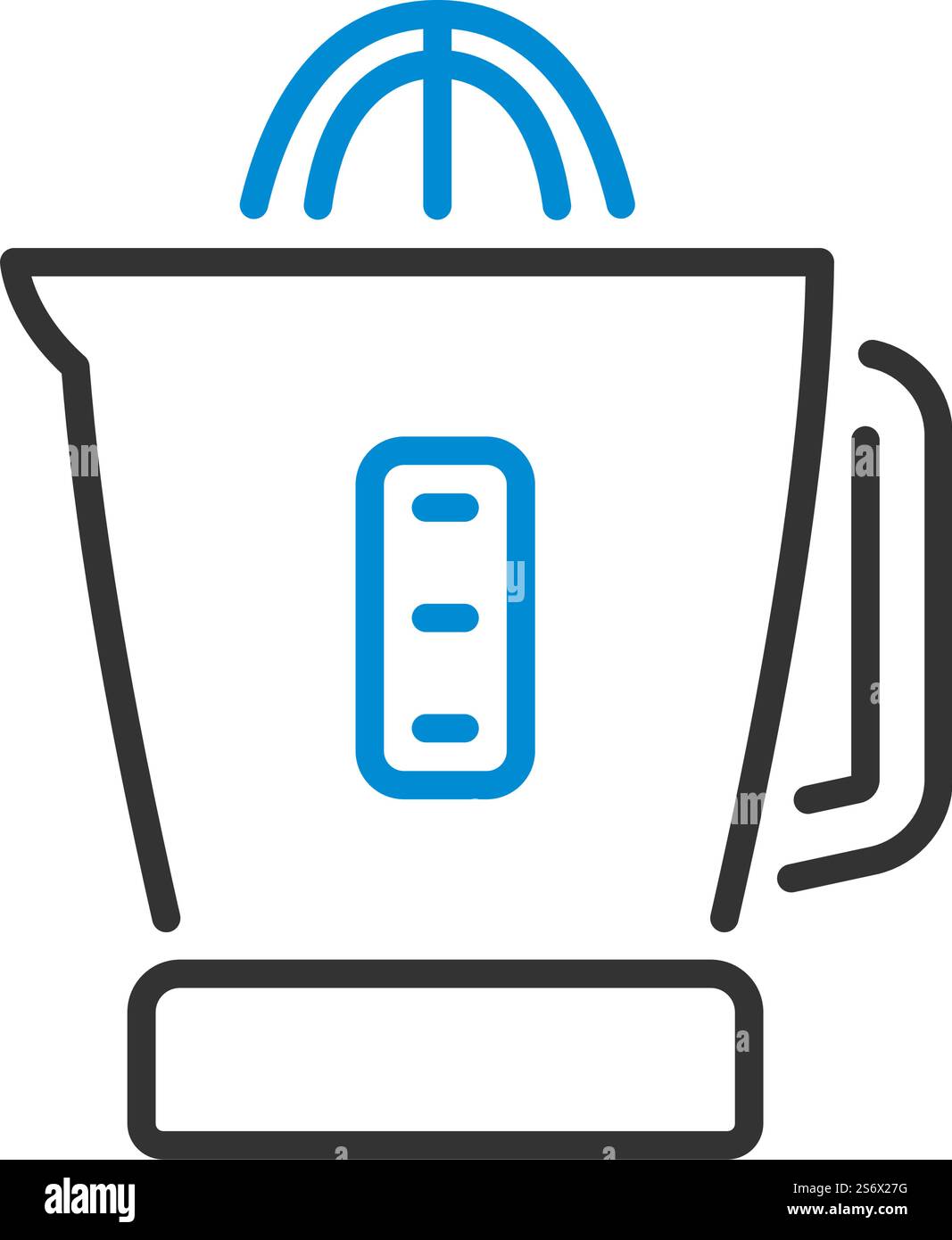 Citrus Juicer Machine Icon. Editable Bold Outline With Color Fill ...