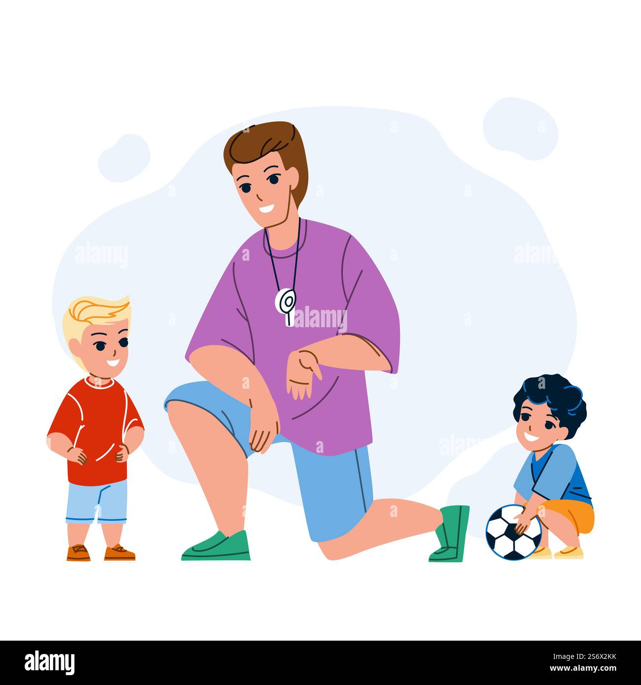 Cartoon Soccer Coach Soccer Coach Angry Stock Vector Images Alamy