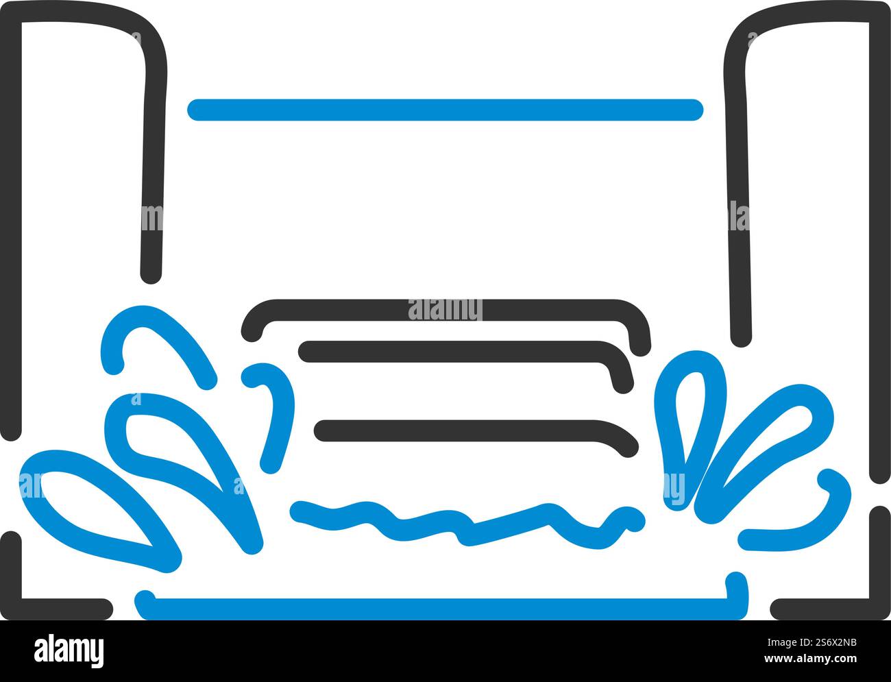 Water Boat Ride Icon. Editable Bold Outline With Color Fill Design ...