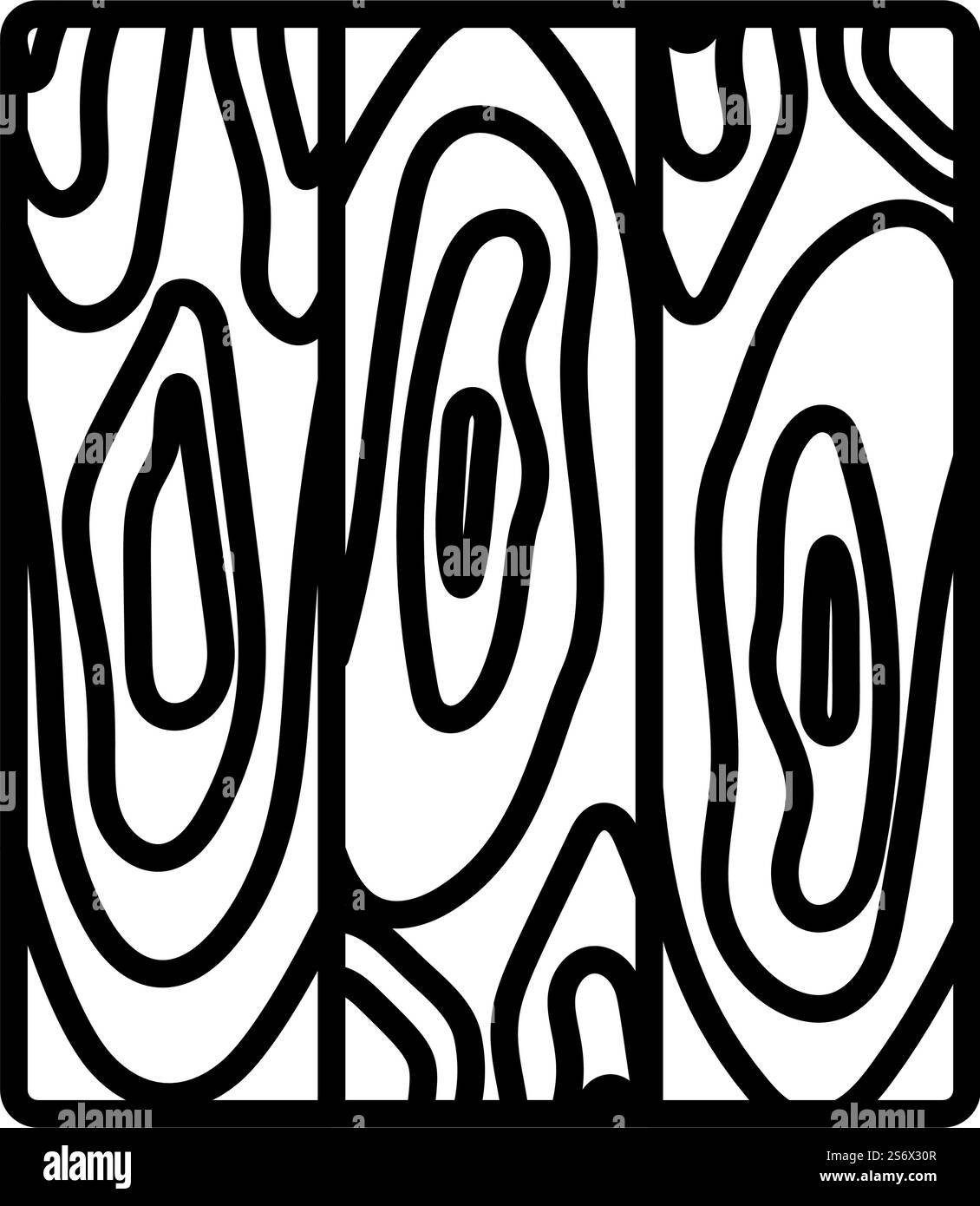 Icon Of Parquet Plank Pattern. Bold outline design with editable stroke ...