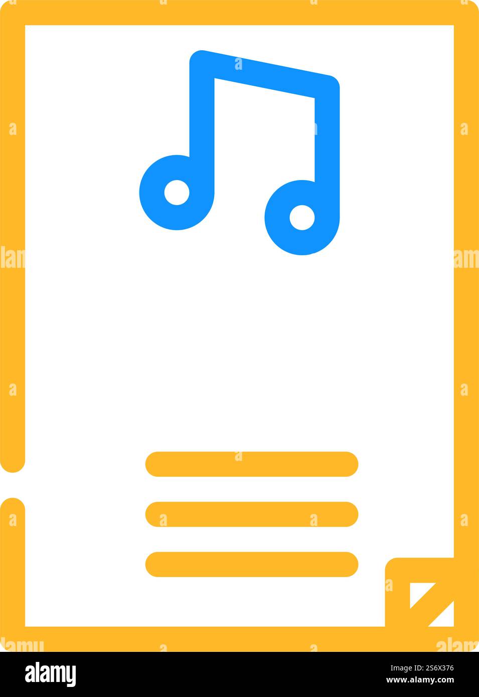 classical music color icon vector. classical music sign. isolated ...