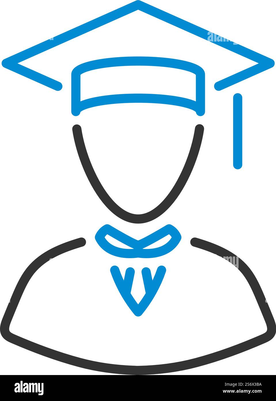 Lawyer Man Icon. Editable Bold Outline With Color Fill Design. Vector ...