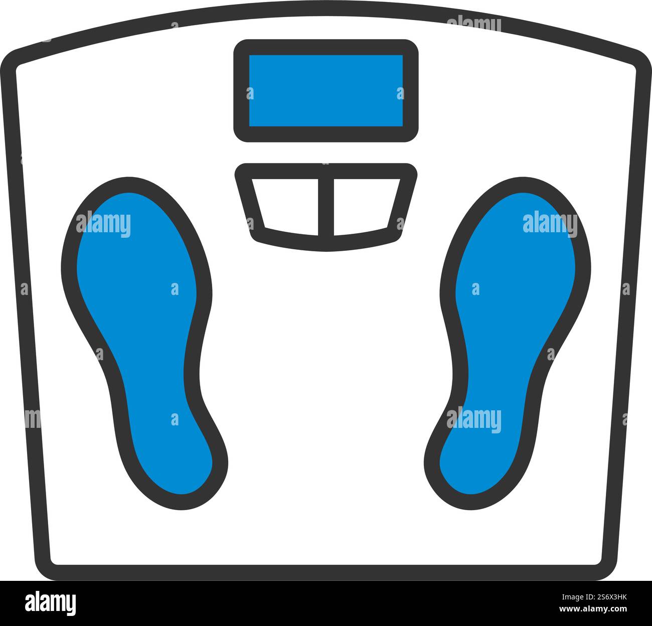 Icon Floor Scales. Editable Bold Outline With Color Fill Design. Vector ...