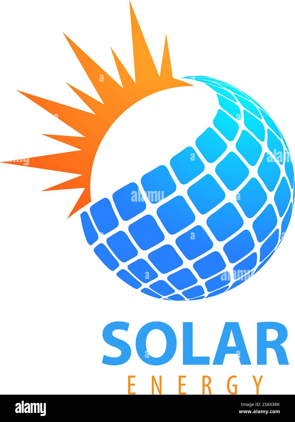 Solar panel logo vector flat design Stock Vector Image & Art - Alamy