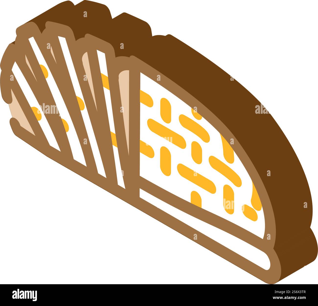 smoked meat isometric icon vector. smoked meat sign. isolated symbol ...
