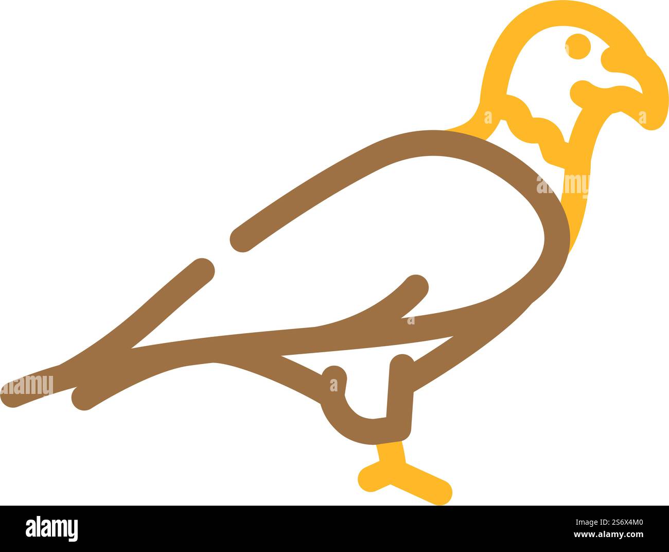 eagle bird color icon vector. eagle bird sign. isolated symbol ...