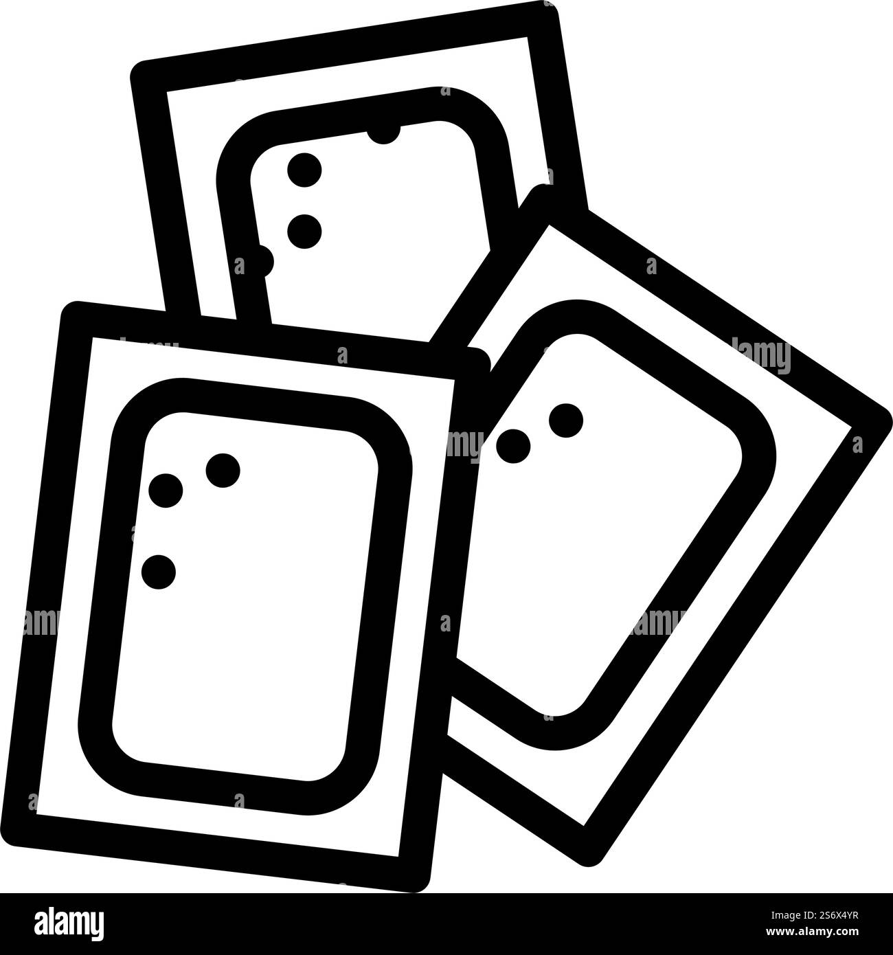 block chocolate line icon vector. block chocolate sign. isolated ...