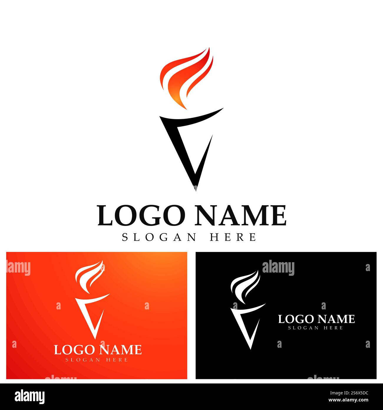 torch icon. Vector image for logos websites applications and thematic ...