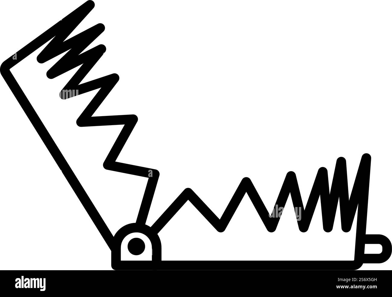 Icon Of Bear Hunting Trap. Bold outline design with editable stroke ...