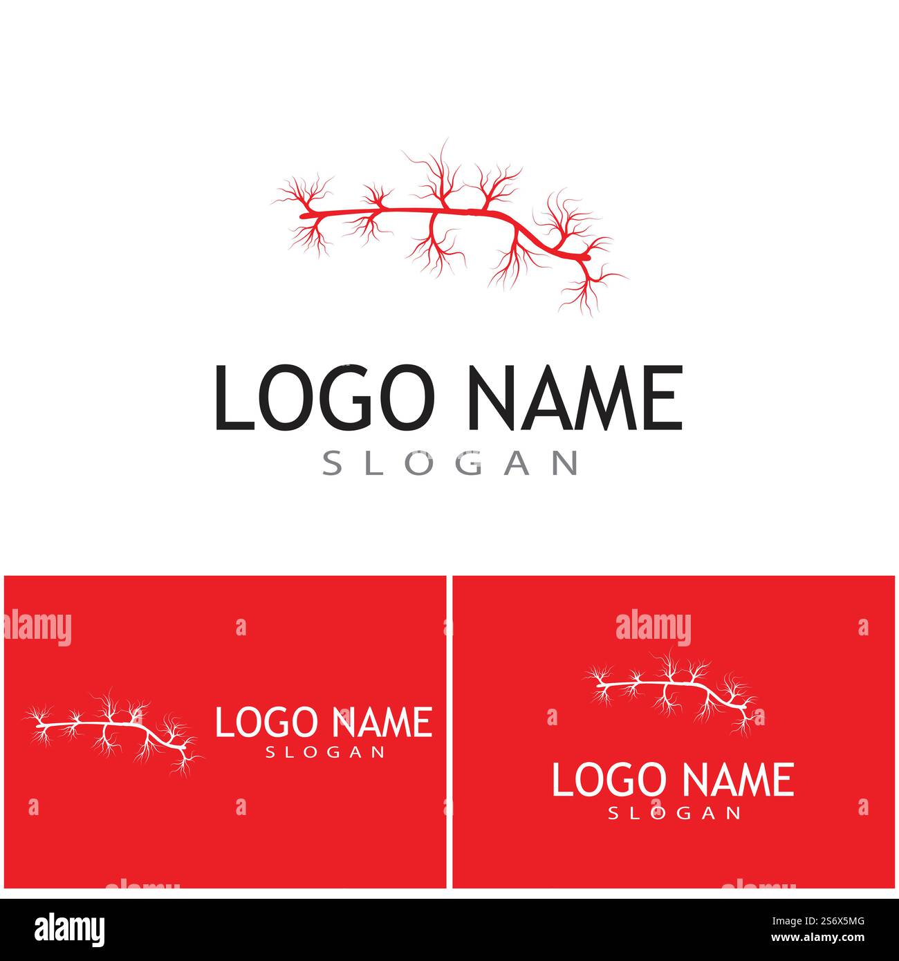 Veins Logo Template vector symbol medical design Stock Vector Image ...