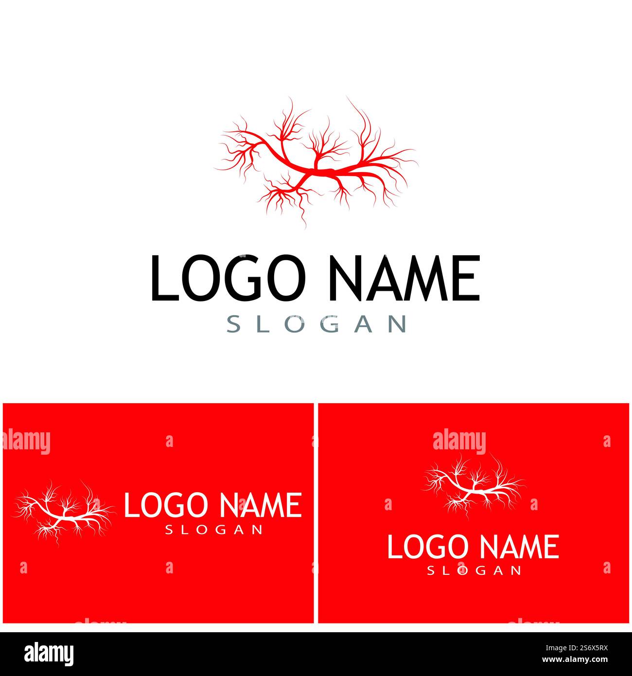 Veins Logo Template vector symbol medical design Stock Vector Image ...