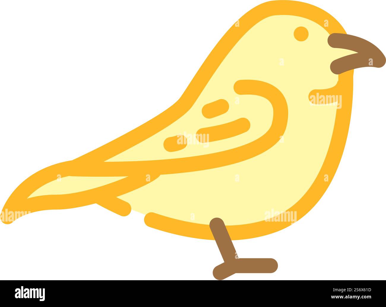 wren bird color icon vector. wren bird sign. isolated symbol ...