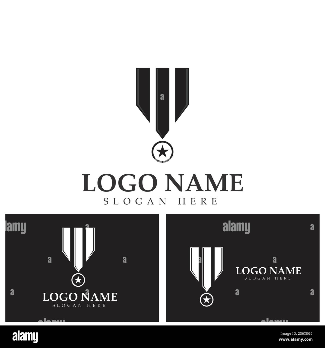 Military Rank Icon. Badge Vector. Grade Illustration Sign Symbol Stock ...