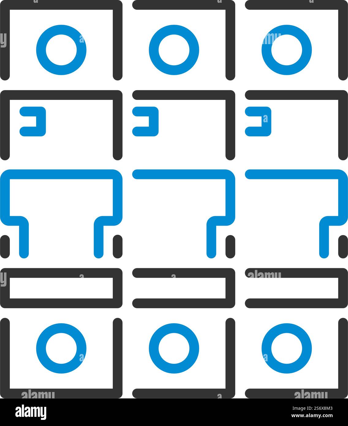 Circuit Breaker Icon. Editable Bold Outline With Color Fill Design ...