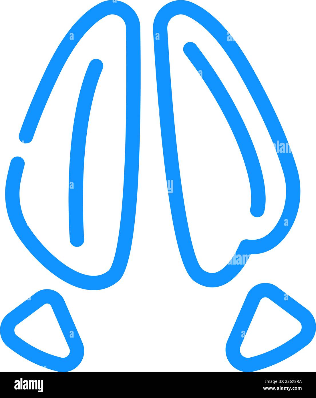 deer animal hoof print color icon vector. deer animal hoof print sign ...