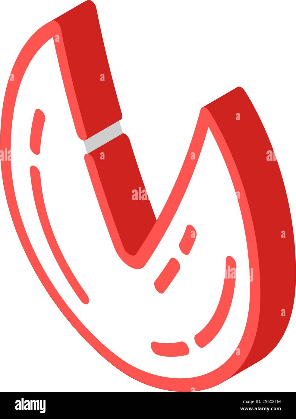horse leg print isometric icon vector. horse leg print sign. isolated ...