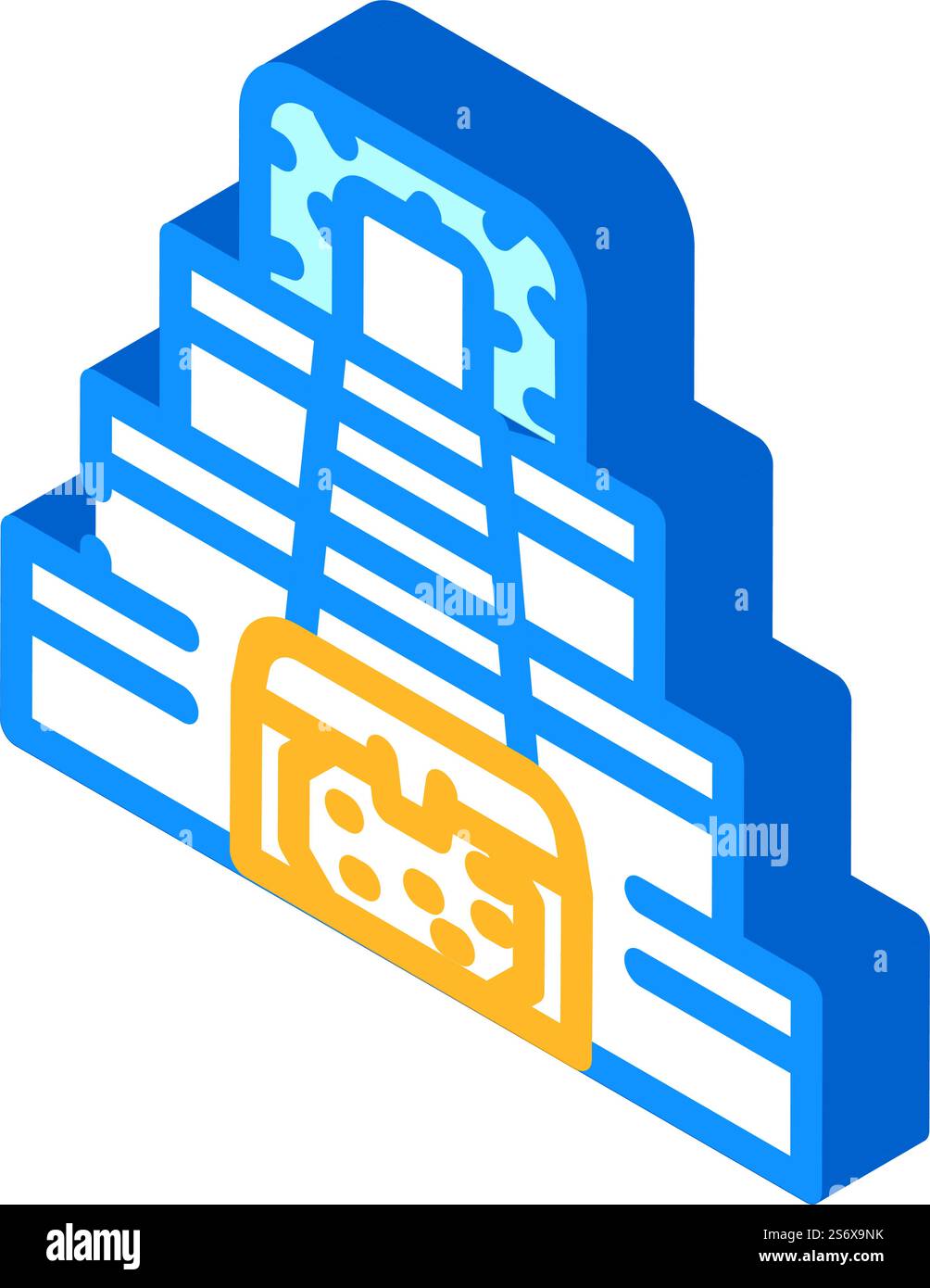 treasures of incas isometric icon vector. treasures of incas sign ...