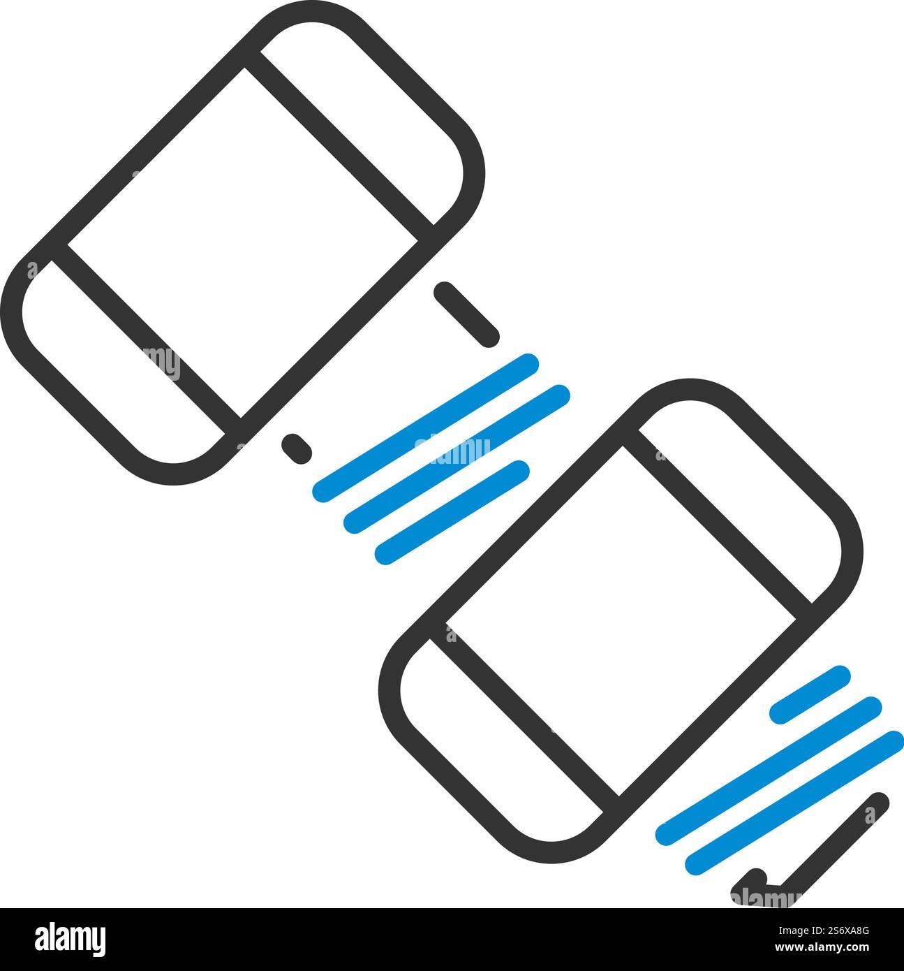 Icon Of Bolt And Nut. Editable Bold Outline With Color Fill Design ...