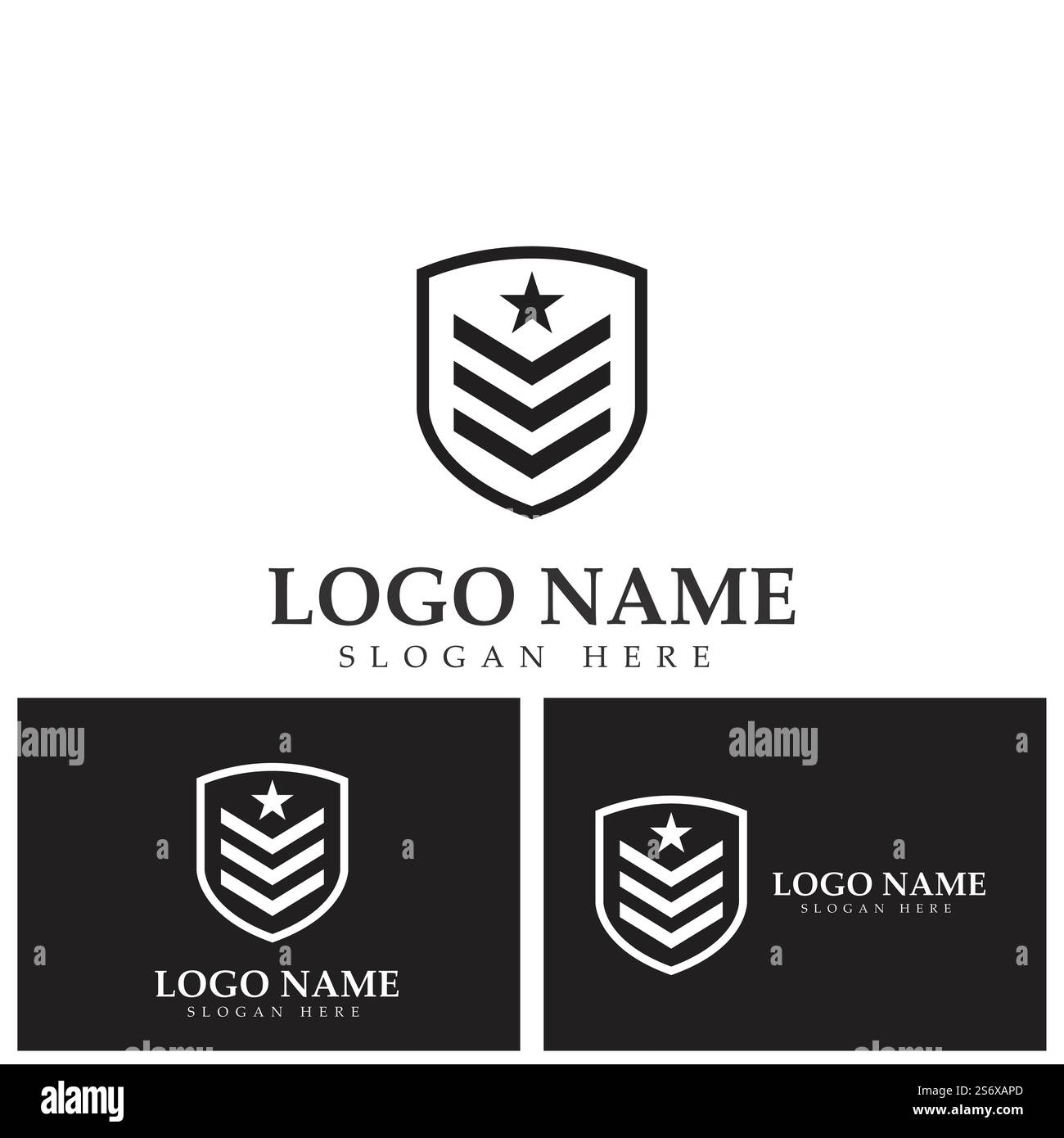 Military Rank Icon. Badge Vector. Grade Illustration Sign Symbol Stock ...