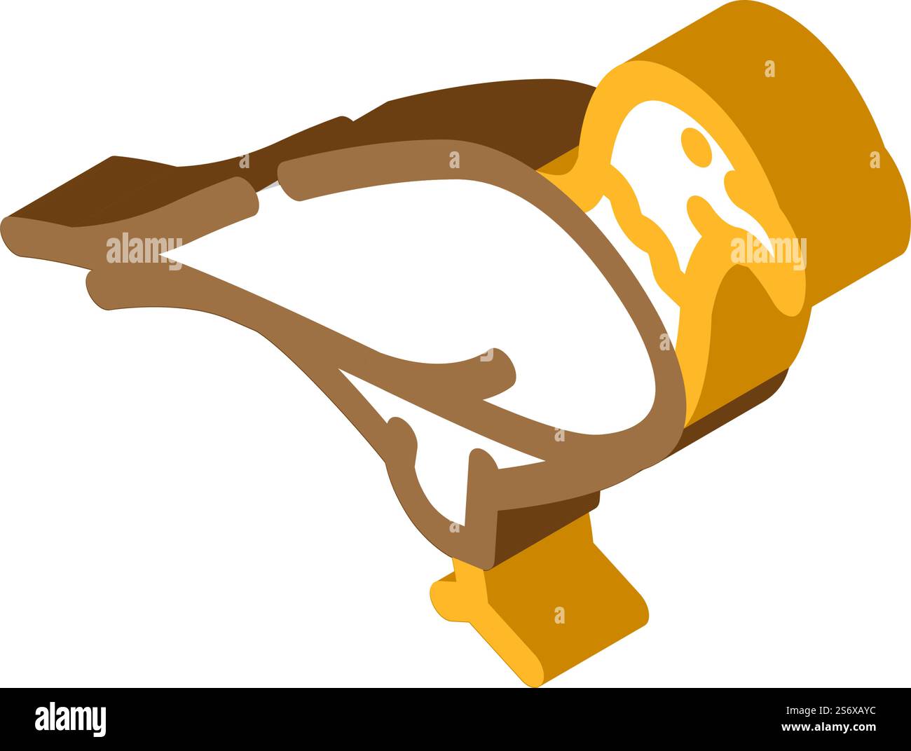 eagle bird isometric icon vector. eagle bird sign. isolated symbol ...